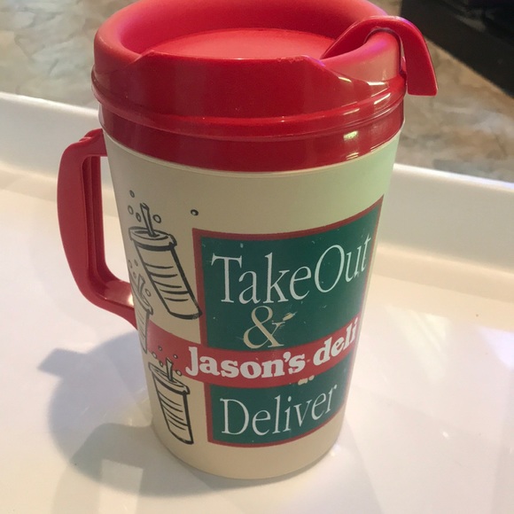 Dining | Aladdin Jasons Deli Thermal Mug With Handle | Poshmark